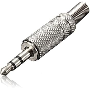 Fiche Jack male 3,5mm stéréo droit à souder: Amazon.fr: High-tech