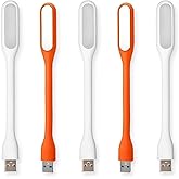Set of 2 piece Mini USB LED Light Adjust Angle / bendable Portable Flexible USB Light with usb ...