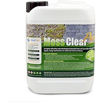 Smartseal Moss Clear Pro - Highly Concentrated. Fast Acting Moss Killer ...
