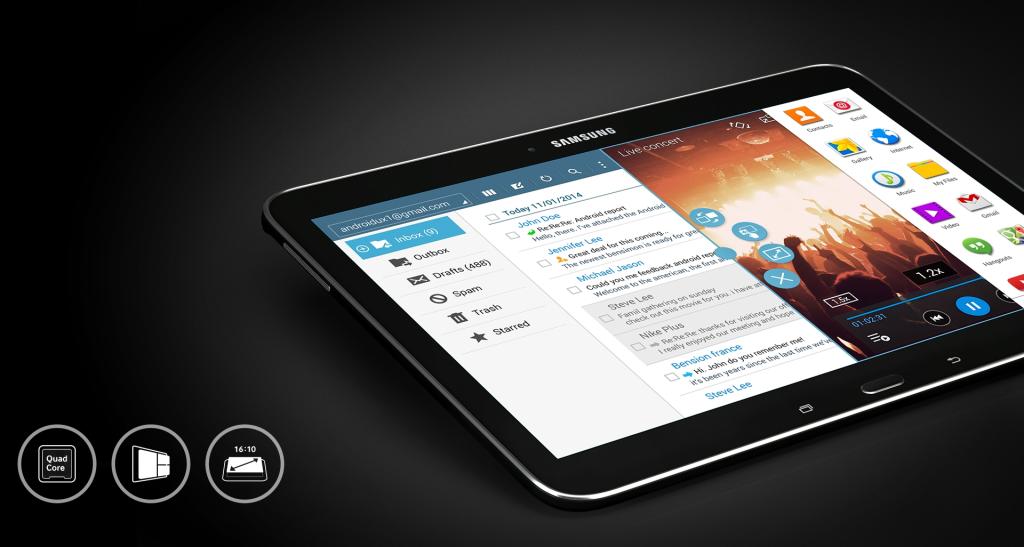 Samsung Galaxy Tab 4 10.1 WiFi - Tablet de 10.1" (WiFi + Bluetooh 4.0 ...