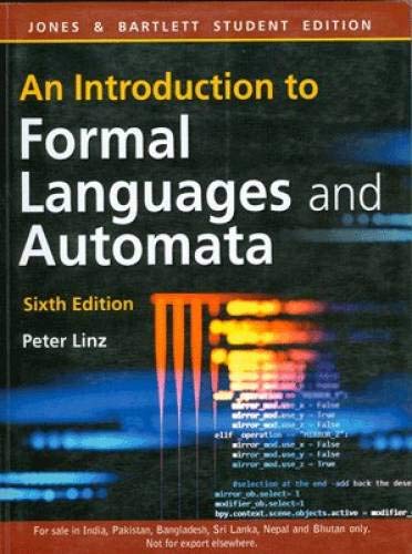 Amazon.in: Buy An Introduction to Formal Languages and Automata, 6/e ...