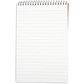 SHORTHAND NOTEBOOK SPIRAL PAD 80 SHEETS - 160 PAGES 8 x 5 INCHES PACK 10 : Amazon.co.uk ...