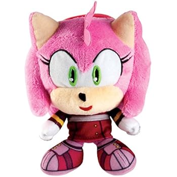 Amy Rose 12'' Plush Toy Doll Sonic X Girlfiend Rascal Video Game Pink ...