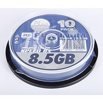 Philips 10x DVD+R DL, 8.5GB/240min, 8x, DR8S8B10F_00: Amazon.co.uk ...