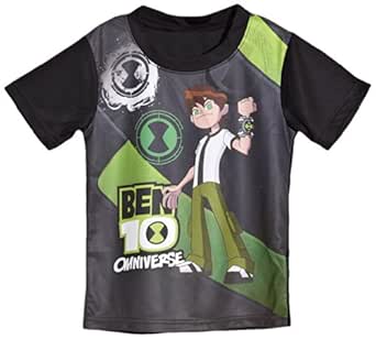 Buy Cartoon Network Boys' Ben 10 Omniverse T-Shirt Black at Amazon.in