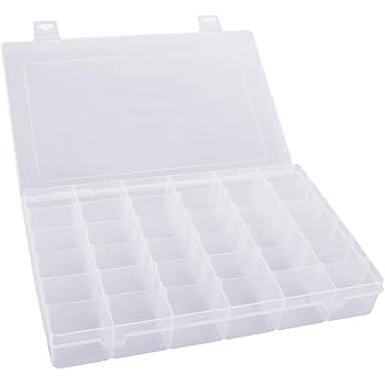 Naler 5 Plastikschachtel in 5 Farben Sortierbox Plastik Box für ...