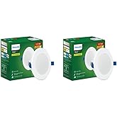 PHILIPS StarFit 7-watt Round LED Downlighter | 3 Colors in 1 Concealed JB LED Downlight | LED ...