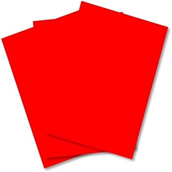 DEEP RED A4 Coloured Craft Card 160gsm x 50 Sheets: Amazon.co.uk ...