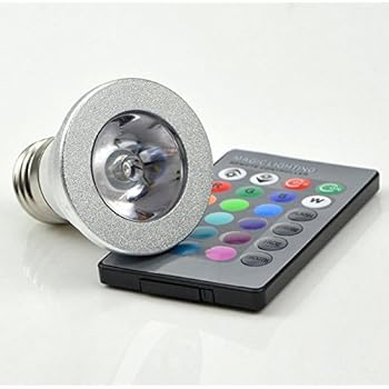 GU10 Multi-Color LED Light Bulb with Remote Control (GU10 RGB): Amazon ...