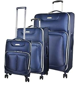 Aerolite Super Lightweight Travel Hold Check In Suitcase with 8 Wheels ...