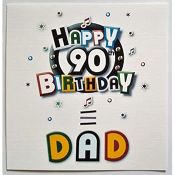 Dad 90th Birthday, Birthday Card: Amazon.co.uk: Kitchen & Home
