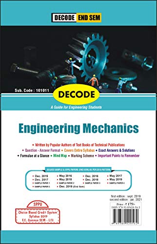 Amazon.in: Buy Decode Engineering Mechanics(END-SEM EXAM)for SPPU 15 ...