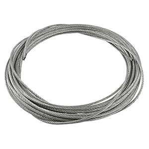 3mm Diameter Flexible Stainless Steel Wire Rope Cable 12 Meter Length ...