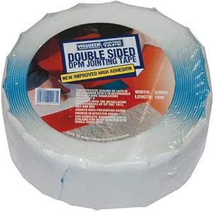 RADBAR Double Sided POLYTHENE Damp Proof Membrane Jointing Tape 50MM x ...