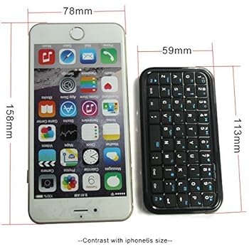 Mini Clavier Bluetooth DURAGADGET pour Téléphone Portables Smartphones ...