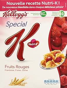 Kellogg's Céréales Spécial K Fruits Rouges 300 g: Amazon.fr: Amazon Pantry