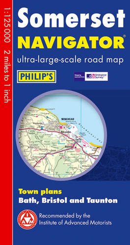 Philip's Somerset Navigator Road Map: Amazon.co.uk: Philips ...