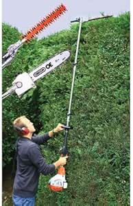 ECKMAN 2-in-1 PETROL CHAINSAW AND HEDGE TRIMMER + 76CM POLE : Amazon.co ...