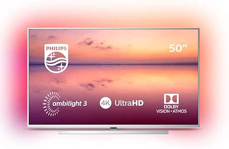 Philips 50PUS6814/12 50-inch 4K UHD Smart TV with Ambilight, HDR 10 ...