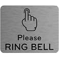 Please Ring The Bell Sign Adhesive Door Bell Sticker or Door Notice ...