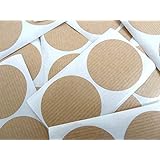 102 Labels, 25mm Diameter Round, Light Brown, Colour Code Stickers ...