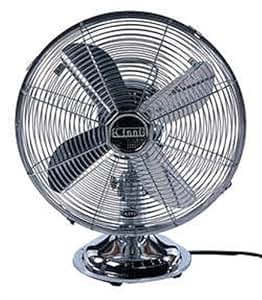 Cinni Table Fan - 400mm Chrome: Amazon.co.uk: Kitchen & Home