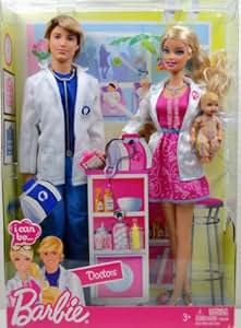 Barbie - I Can Be... - Doctors - EXCLUSIVE 2-Pack - Ken and Barbie ...