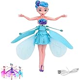 TRU TOYS Magical Flying Fairy Doll, Hand Sensor Control, USB Powered Magic Flying Fairy, Sky ...