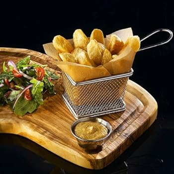 Mini Chip Serving Baskets (Set of 4): Amazon.co.uk: Kitchen & Home