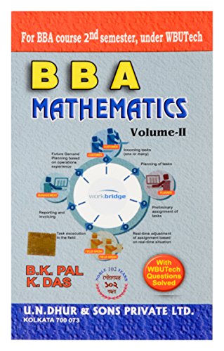 Buy BBA MATHEMATICS VOLUME-II Book Online at Amazon | BBA MATHEMATICS ...