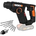 WORX - Cordless Hammer Drill 20V - 3 in 1-1.5J - 18mm - WX394.91 (SDS ...
