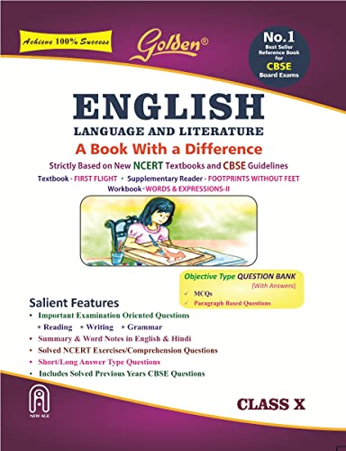 Buy Golden English Language and Literature: Based on NCERT First Flight ...