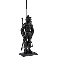 Fire Vida 4 Piece Knight Soldier Fire Companion Set Fireplace Fireside ...