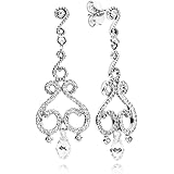 Pandora Damen-Ohrringe Fließender Glanz 296201CZ: Amazon.de: Schmuck