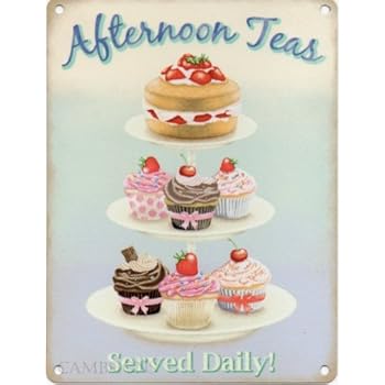 Fabulous Cream Teas Metal Sign Nostalgic Vintage Retro Advertising ...
