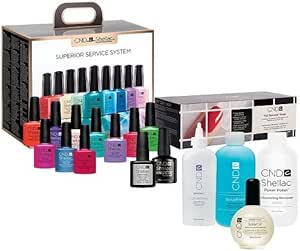 Cnd Shellac Superior Service System Kit, 16 Count (Pack Of 1) : Amazon ...
