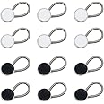 12PCS Metal Elastic Collar Extenders, LIUCONGBD Invisible Button ...
