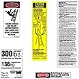 Werner 300 LB Fiberglass Step Ladder Label Kits by Werner : Amazon.in ...