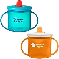Tommee Tippee First Cup - Pack of 2 (2 x Green) : Amazon.co.uk: Baby ...