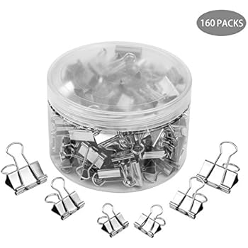 Rapesco 1493 19 mm Foldback/Binder Clips, White: Amazon.co.uk: Office ...