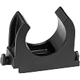 SOMA Plastic Pipe Clip Black 25 mm Pack of 24 Clamp Pipe Clamp UV ...