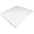 300mm White UPVC Window Board/Cill Cover 1.25m Long 9mm Thick Plastic ...