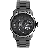 Fastrack Black Magic Quartz Analog Black Dial Stainless Steel Strap ...