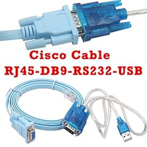 Cisco Câble De Console Câble Série Rj45 à DB9 et RS232 à USB (2 en 1 ...
