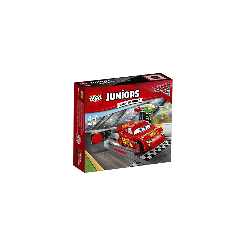 LEGO Juniors 10730 - Lightning McQueens Beschleunigungsrampe, Auto ...