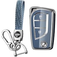 KUNIO Key Cover fit for Toyota Yaris Aygo fit for Peugeot 108 fit for ...