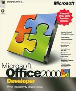 Microsoft Office 2000 Developer: Amazon.co.uk: Software
