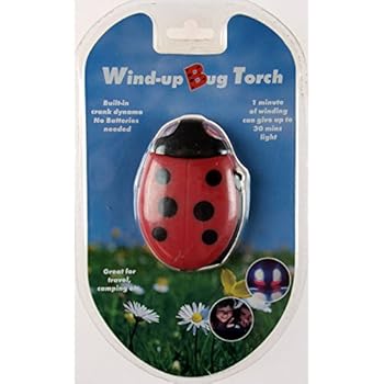 POWERplus Ladybird - Wind Up LED Ladybird Childrens Torch: Amazon.co.uk ...