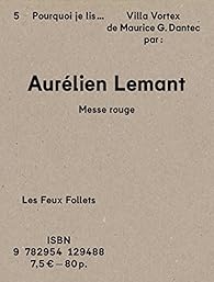 Pourquoi je lis Villa Vortex de Maurice Dantec - Babelio