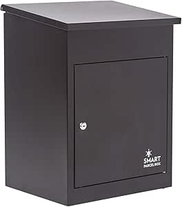Wall Mounted Smart Parcel Drop Box Black for Secure Multiple Internet ...